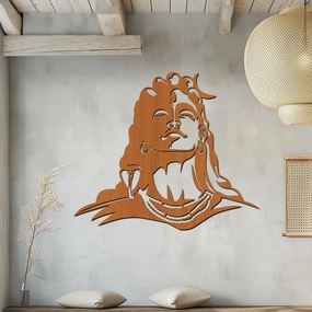 dřevo života Dřevěný obraz SHIVA Zvolte rozměr (cm): 80x68, Zvolte barvu dekoru: Třešeň