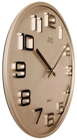 JVD Netikající tiché hodiny rose gold JVD HX2472.8