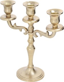 Svícen Golden Charm I 24x10x26 cm