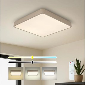 BRILAGI -LED Stm str. sv. POOL SQUARE LED/36W/230V 3000-6000K 40x40 cm béžová+DO