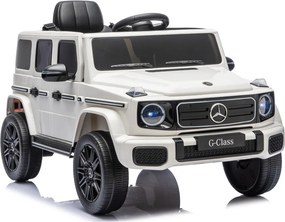 LEAN CARS Akumulátorové vozidlo Mercedes G 4x4 24 V 2580, bílé