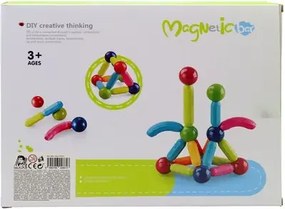 MaDe Magnetická stavebnice,  32 x 6,5 x 24cm