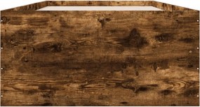 Rám postele kouřový dub 75 x 190 cm kompozitní dřevo 3280983