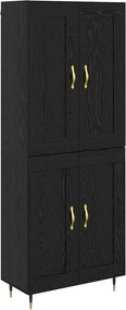Vysoký bufet Černý dub 69,5 x 34 x 90 cm Kompozitní dřevo 3402757