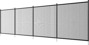 oplocení bazénu 1,22 × 14,63 m odnímatelné bazénové oplocení pro venkovní zapuštěné