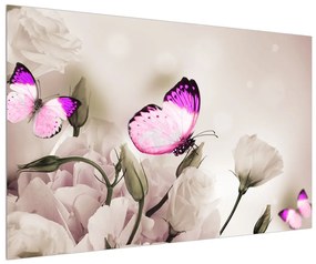 Obraz motýla  (120x80 cm)