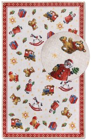 Villeroy & Boch Kusový koberec Toy's delight s potiskem 106192 Red, Multicolor, 50x80, červená, obývací pokoj