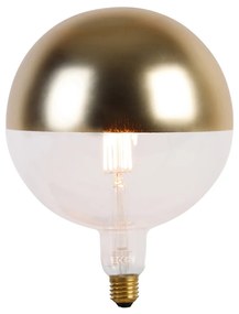 E27 stmívatelná LED lampa G200 horní zrcadlo zlatá 6W 360 lm 1800K