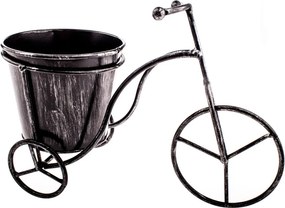 Květináč v kovovém stojanu Dakls Bicycle