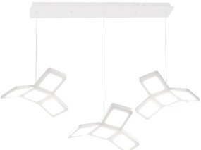 Závěsné LED svítidlo Pixels, 3x LED 75w, 4000k, w