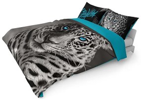 Detexpol Bavlněné povlečení 220x200 gepard 3737 A 2 povlaky na polštář 70x80 Holland Natura 69
