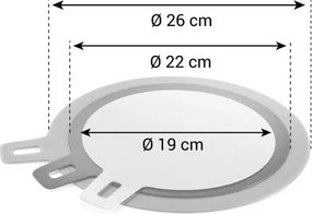 TESCOMA Podložky pro přípravu dortů DELÍCIA, 3 ks