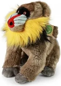 RAPPA Plyšová opice mandril 28 cm / ECO-FRIENDLY / od 0 měsíců