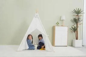VIGA PolarB Stan Teepee bílý / Okno / 121,5 x 150 x 121,5 cm / dřevo,