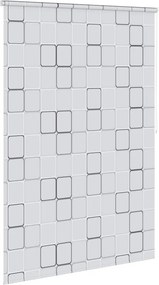 Sprchová roleta 140 x 240 cm čtvercový vzor 142850