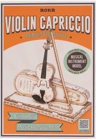 RoboTime dřevěné 3D puzzle Viola / od 8 let / 62 dílků / Obtížnost: ní