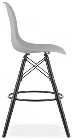 LAMAL Pub skandinávská barová židle - šedá
