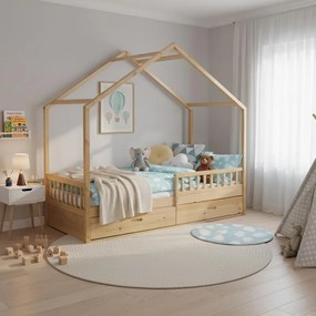 Postel Montessori BIANKA, 90x200, masiv přírodní Kondela 0000396818