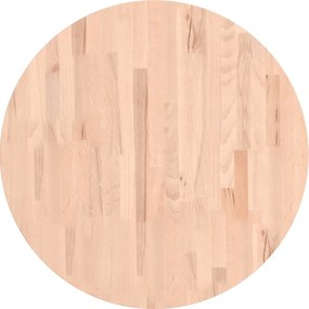 vidaXL Stolní deska Ø 70 x 4 cm kulatá masivní bukové dřevo [355924] Barva: Hnědá