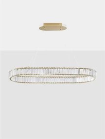 Závěsné LED svítidlo NOVA LUCE AURELIA 48W 3500K 9333073 stmívatelné Triac