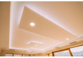 LED Koupelnové podhledové svítidlo VEGA LED/24W/230V 2800K pr. 29,8 cm IP44 bílá