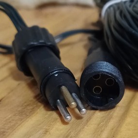 Hobby Line interiér LED rampouchy, světelné, 200 × 50 cm, teple bílá, 40 diod, čirý kabel, IP20, prodlužovací