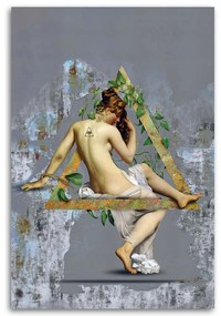 Gario Obraz na plátně Žena v trojúhelníku - Jose Luis Guerrero Rozměry: 40 x 60 cm