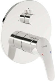 Hansa Mix - Baterie pod omítku, pro 2 spotřebiče, chrom 81849023