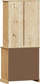 Příborník VIGO 78 x 40 x 175 cm masivní borové dřevo 3188304
