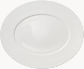 Sada oválných servírovacích talířů z kostního porcelánu Cross White, 6 dílů