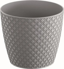 PRO Květináč ORIENT šedý kámen 18,9cm
