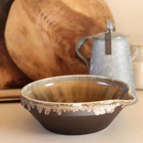 Tmavě hnědá mísa z kameniny Poterie – Casafina