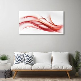 Obraz na plátně Červená Abstrakce Umění 125x50 cm