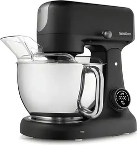 Medion MD12600 černá / Kuchyňský robot / 800 W / 4,6 l / 8 rychlostí /