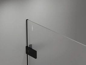 Mexen Lunar-F Duo sprchový kout skládací 95 x 75 cm, transparentní, černý - 836-095L-075P-70-00