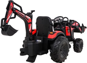 Ramiz Traktor s přívěsem 720-T červený