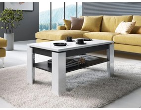 Konferenční stolek Gordo, Barva: bílý lesk + grafit mat Mirjan24 5902928167061
