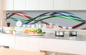 Fototapeta do kuchyně Třpytící se vlna, 180 x 60 cm / KI-180-093 / samolepicí fototapety na kuchyňskou linku DIMEX