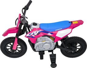 Elektrická motorka HONDA CFR450R růžová