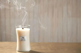 OnaDnes -20% Velká vonná svíčka WoodWick, White Tea & Jasmine