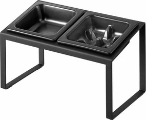Keramický set misek s podstavcem pro domácího mazlíčka Nooks – YAMAZAKI