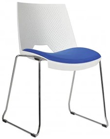 Antares Plastová židle 2130/S TC Strike GALERIE - Čalounění Antares EKO KŮŽE (SK, BO) / SKAI, BLOOM Barva plastu Antares bílá
