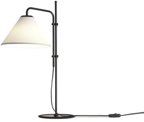 Marset A641-405 Funiculí, černá stolní lampa s bílým textilním stínidlem, 1xE14, 61cm