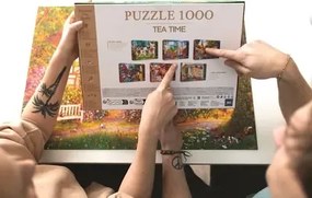 Trefl - Puzzle - Premium Plus Tea Time: Cestování karavanem / 1000 díl