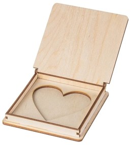 ČistéDřevo Dřevěná krabička na snubní prstýnky
