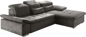 XXXLutz ROHOVÁ SEDAČKA, textil, kompozitní dřevo, tmavě šedá MID.YOU - Sedací soupravy - 002220026705