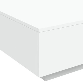 Konferenční stolek bílý 80 x 80 x 31 cm kompozitní dřevo - Default Title