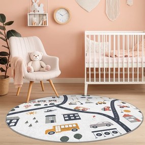 Pratelný dětský hrací koberec ø150 cm World Around Me – Mila Home