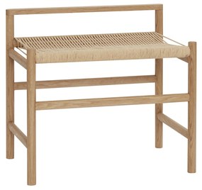 Hübsch Dřevěná lavice, FSC, přírodní - 881421