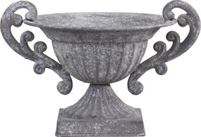 Dekorační plechová miska na noze Walter - 21*16*12cm